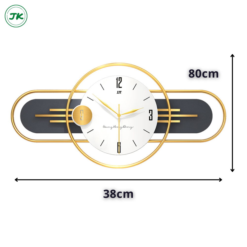 JK Large Luxury Wall Clock Modern Nordic Modern Design Living Room ...