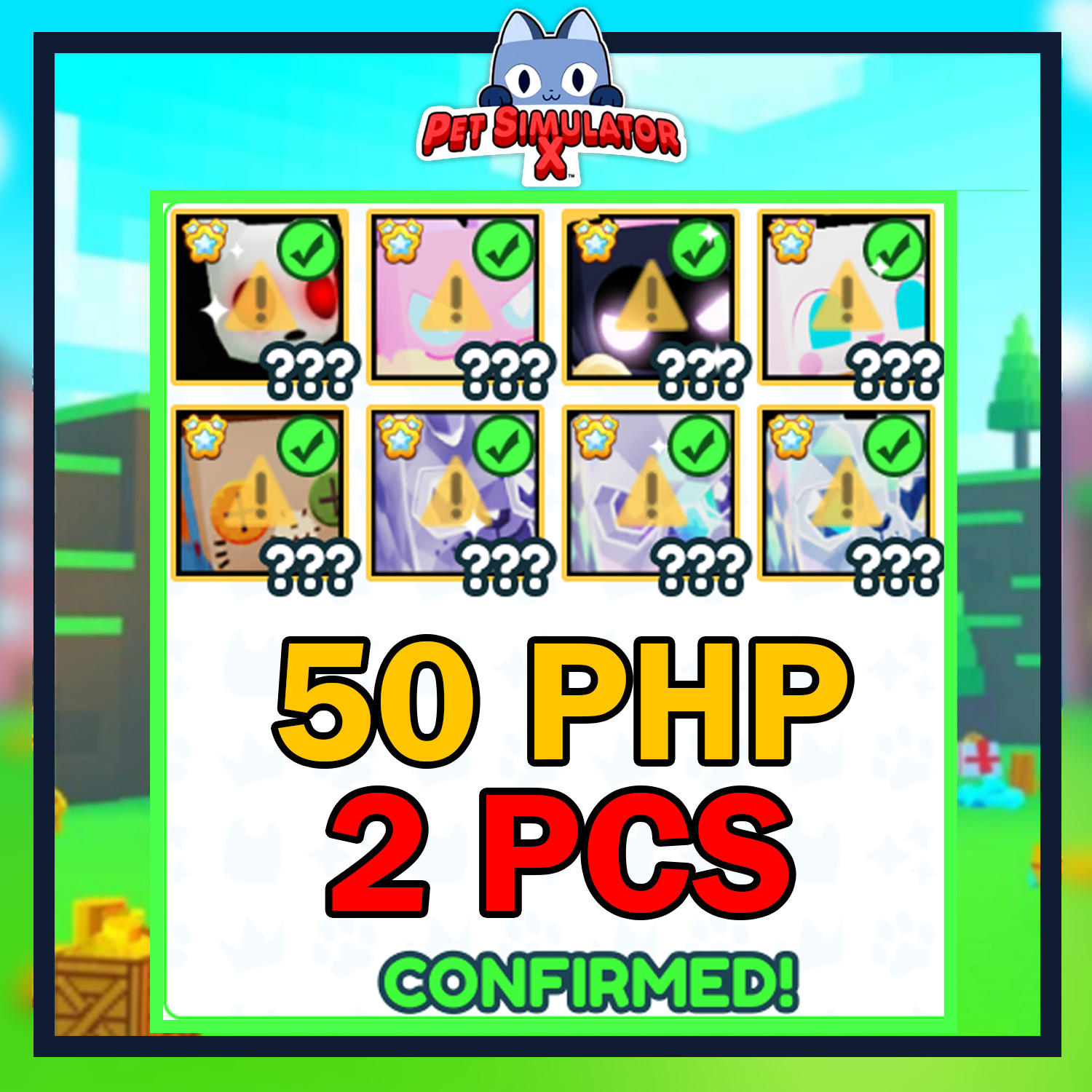 Pet Simulator X Transferred Huges PSX PetSimx Roblox Game Cards COD Available | Lazada PH