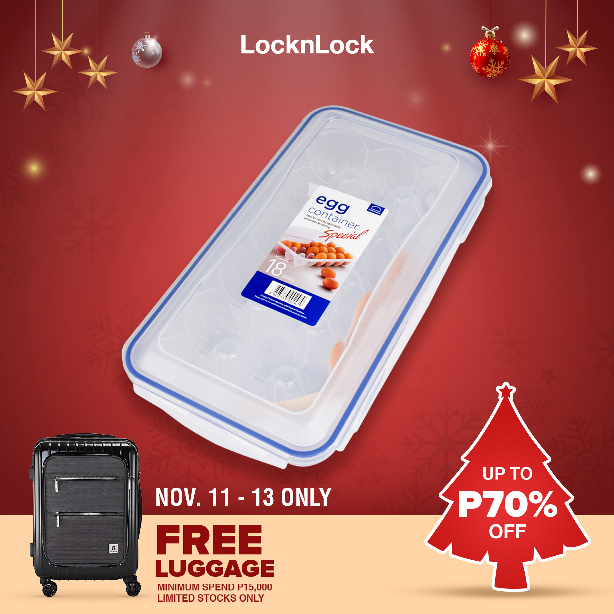 LocknLock Egg Keeper Airtight | Lazada PH