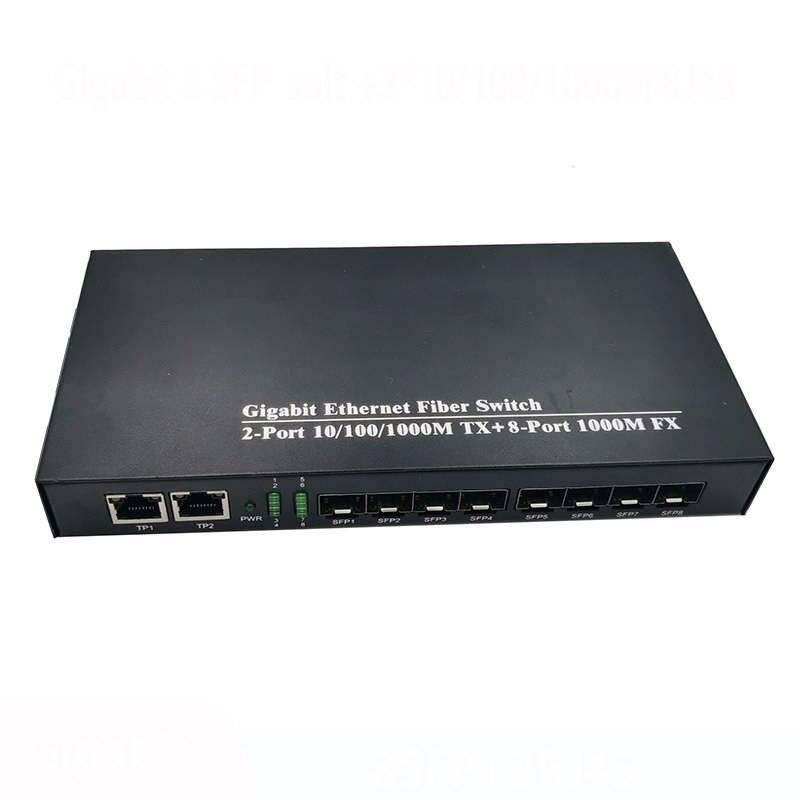 Ethernet fiber switch SFP ports Gigabit SFP Media converter 1000Mbps ...
