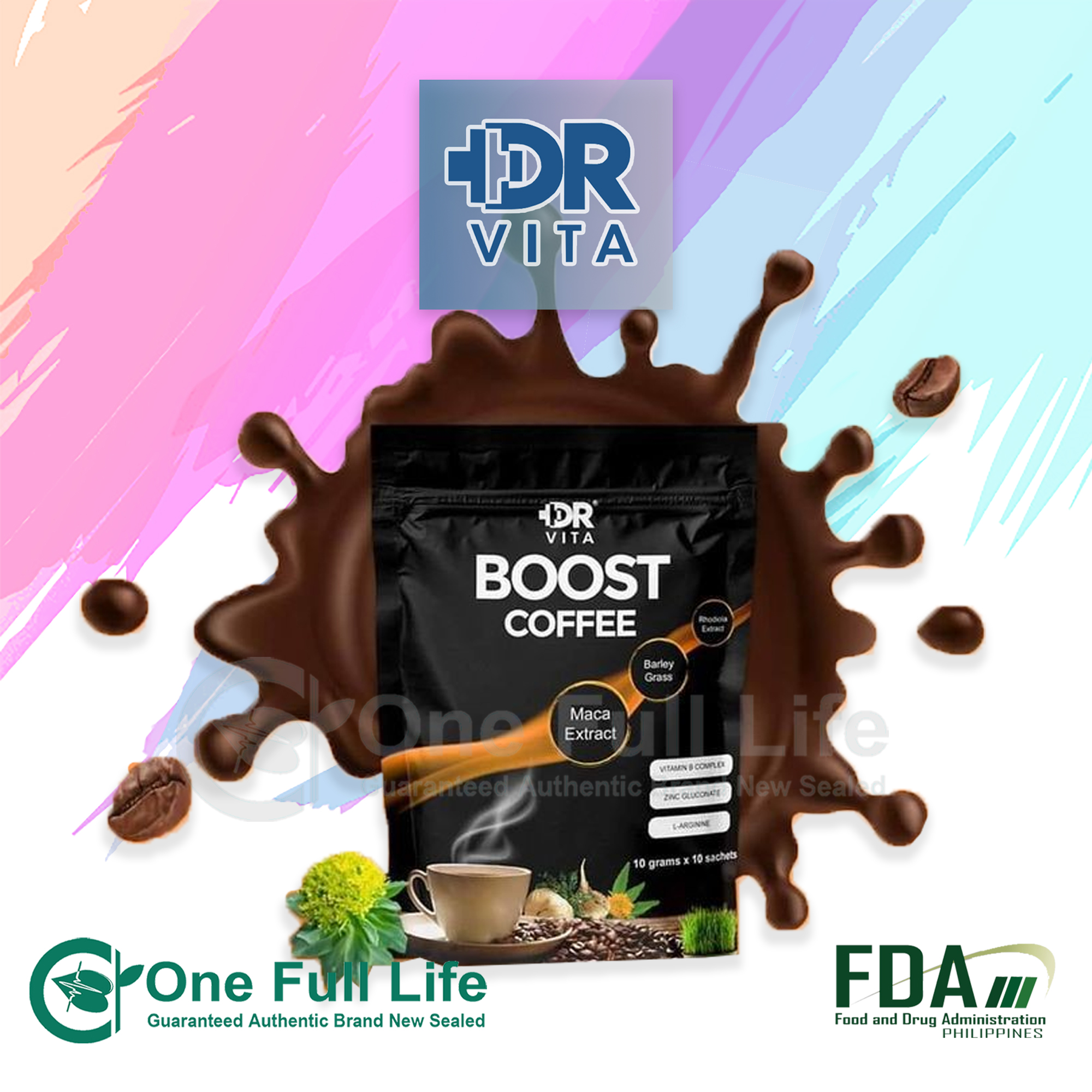 Dr. Vita Boost Coffee Maca 1 POUCH | Lazada PH