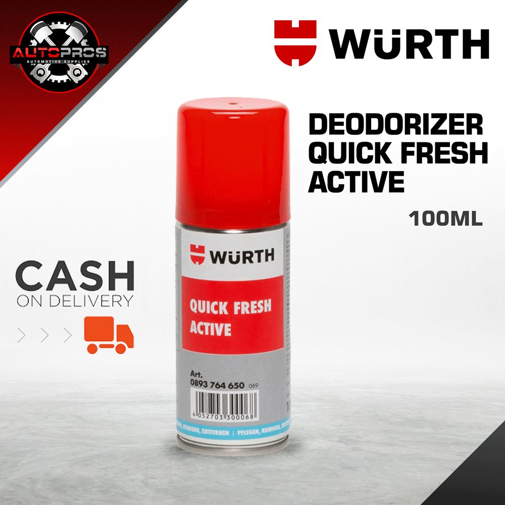 WURTH DEODORISER QUICK FRESH ACTIVE 100ML | Lazada PH