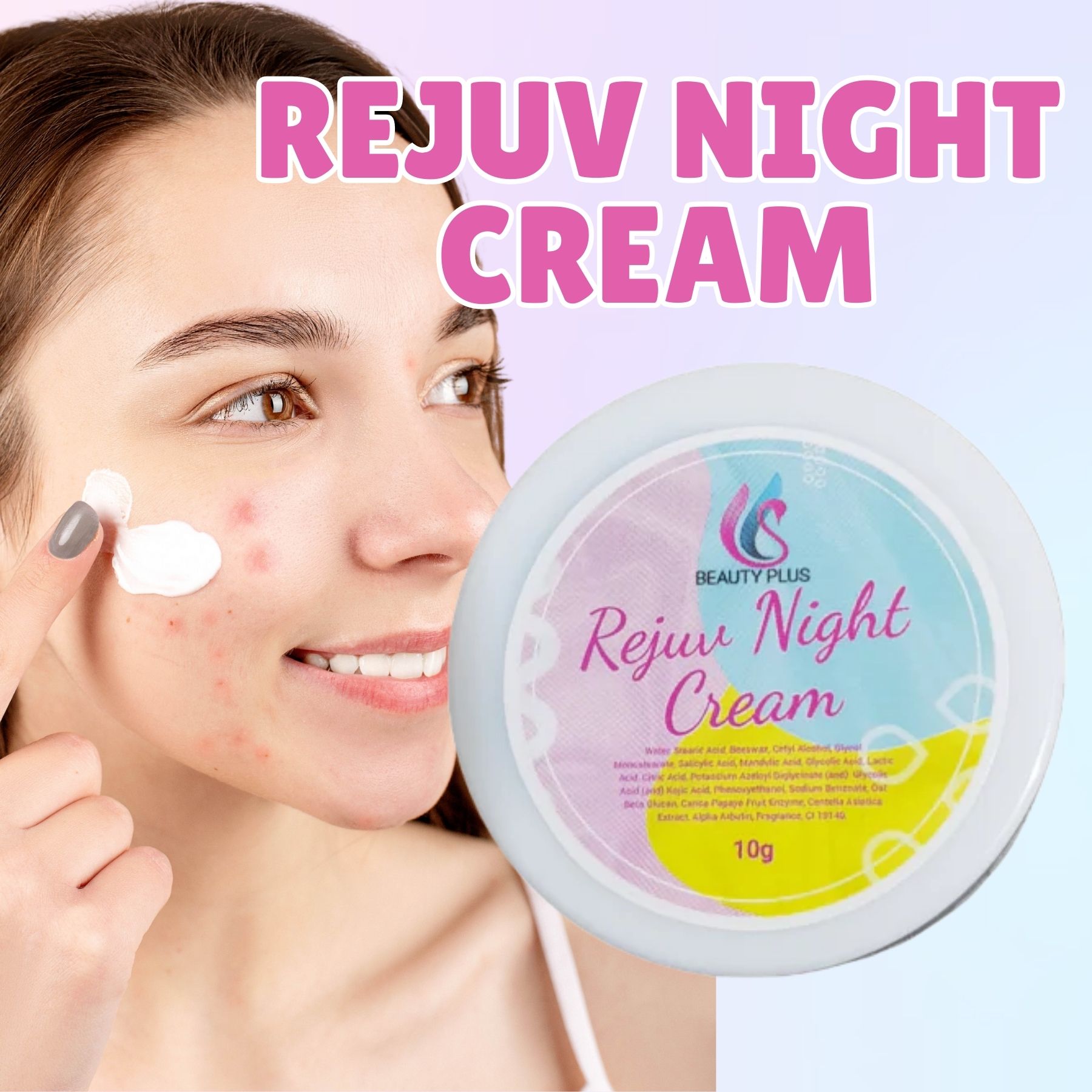 BEAUTY PLUS REJUV NIGHT CREAM 10G, Collagen face cream: Anti-aging ...