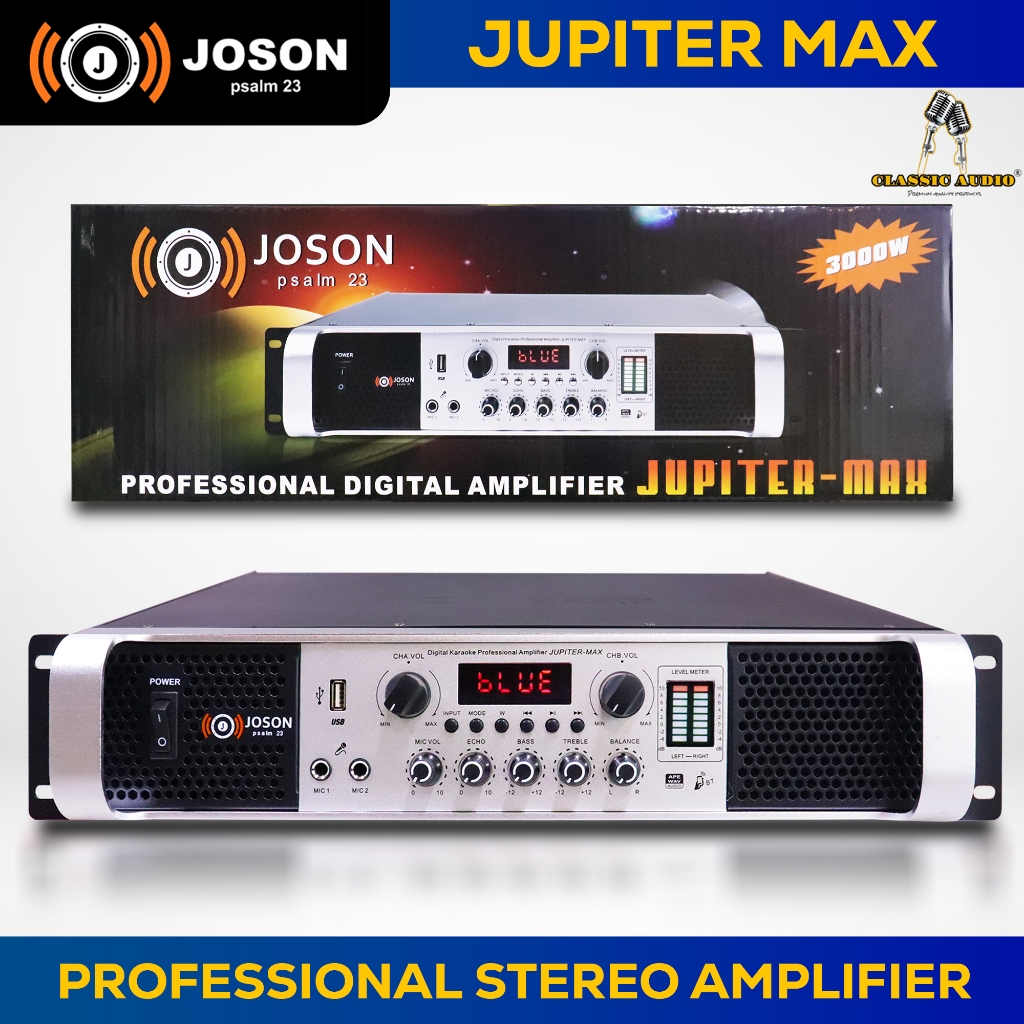 Joson Integrated Power Amplifier 3000watts x2 power Max (Original ...