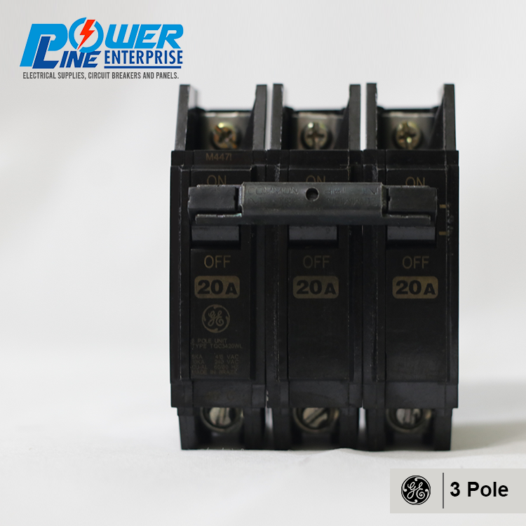 GE TQC bolt on 15a- 100a, 3P Circuit Breaker | Lazada PH