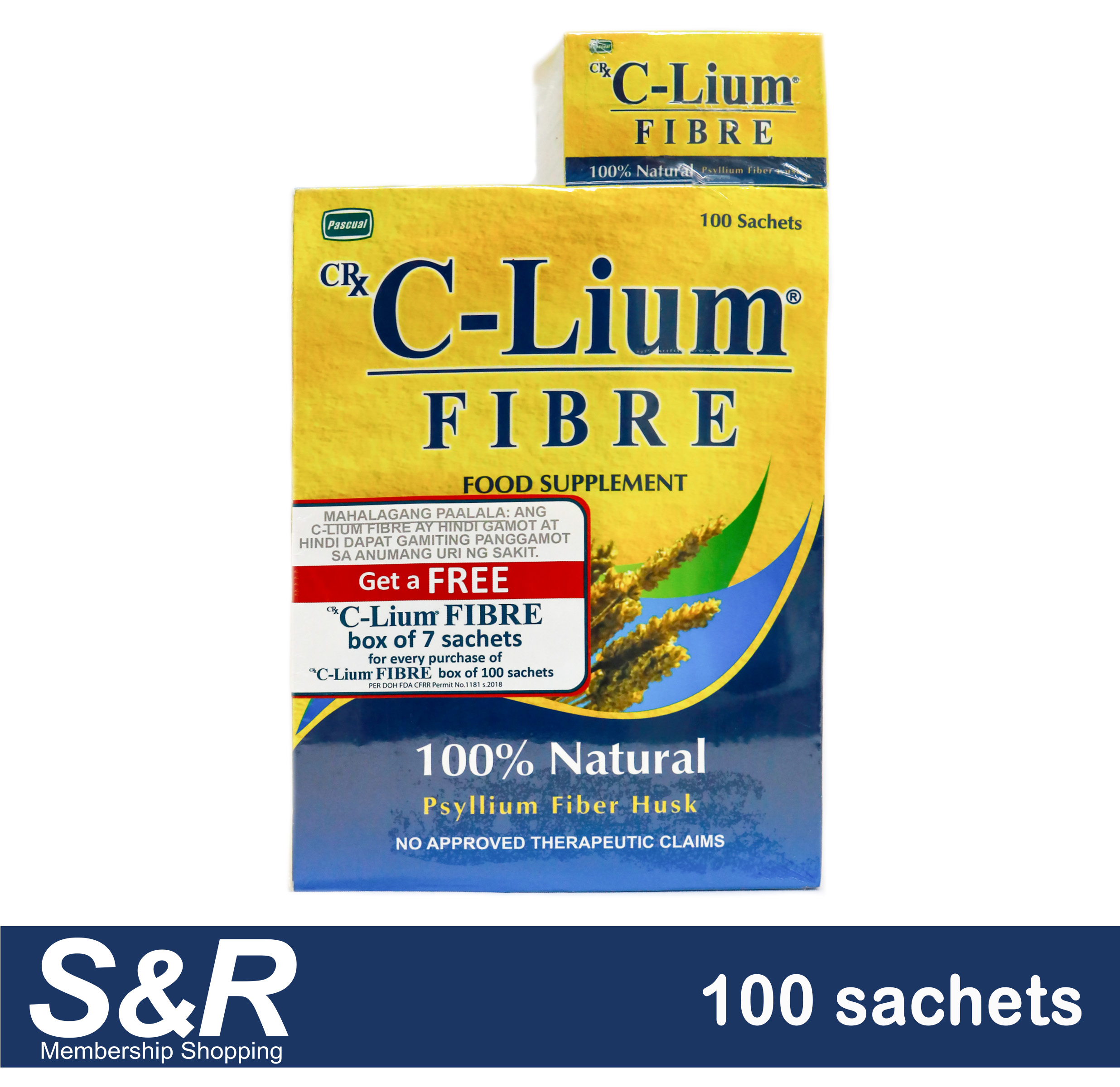 C-Lium Fibre Husk 100 sachets | Lazada PH