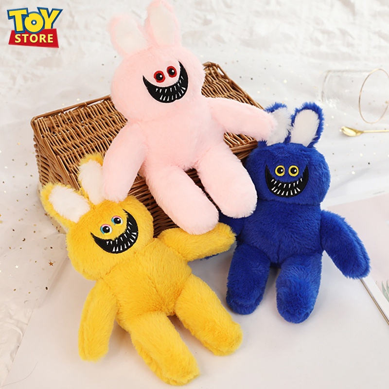 （สปอตสินค้า）Poppy Playtime Huggy Wuggy Toy Rabbit Doll Reversible Flip ...