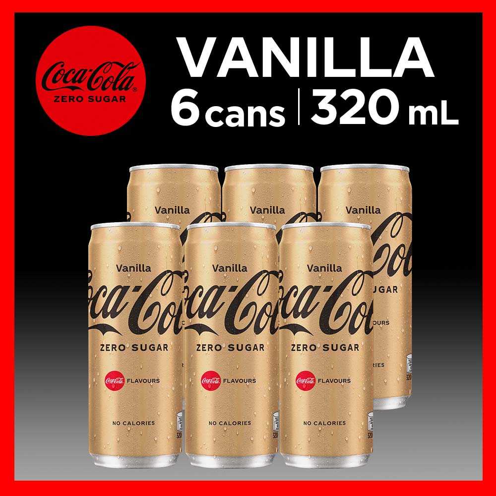 Coke Zero Sugar Vanilla 320ml - Pack of 6s | Lazada PH