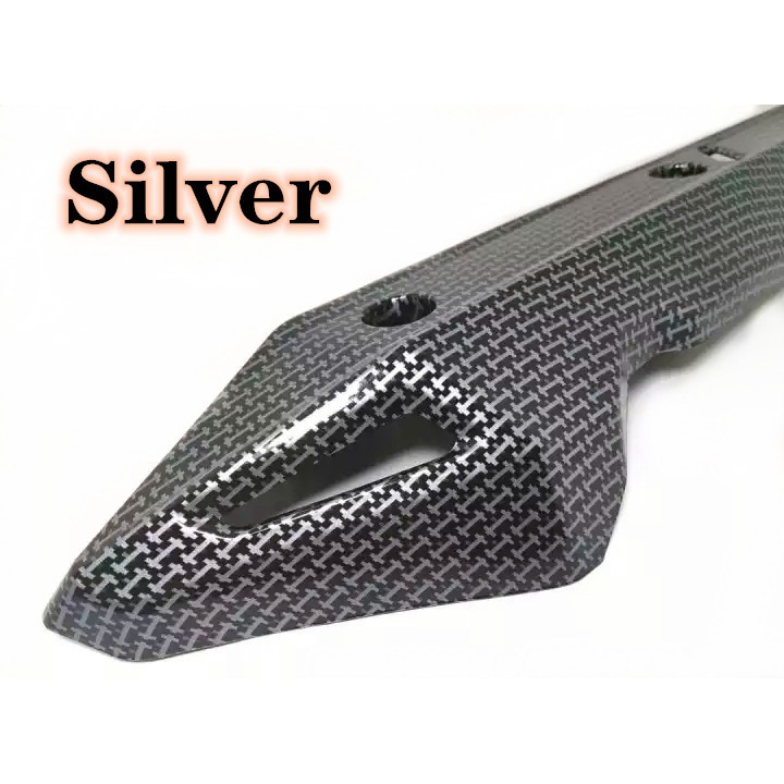 SpeedMOTO Honda Click V2 V3 Heat Guard Mufler Guard GLOSSY CARBON ...