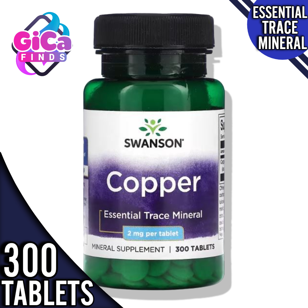 Swanson, Copper, 2 mg, 300 Tablets | Lazada PH