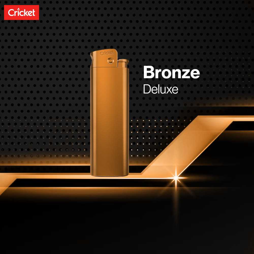 CRICKET Deluxe Steel Lighter Bronze | Lazada PH