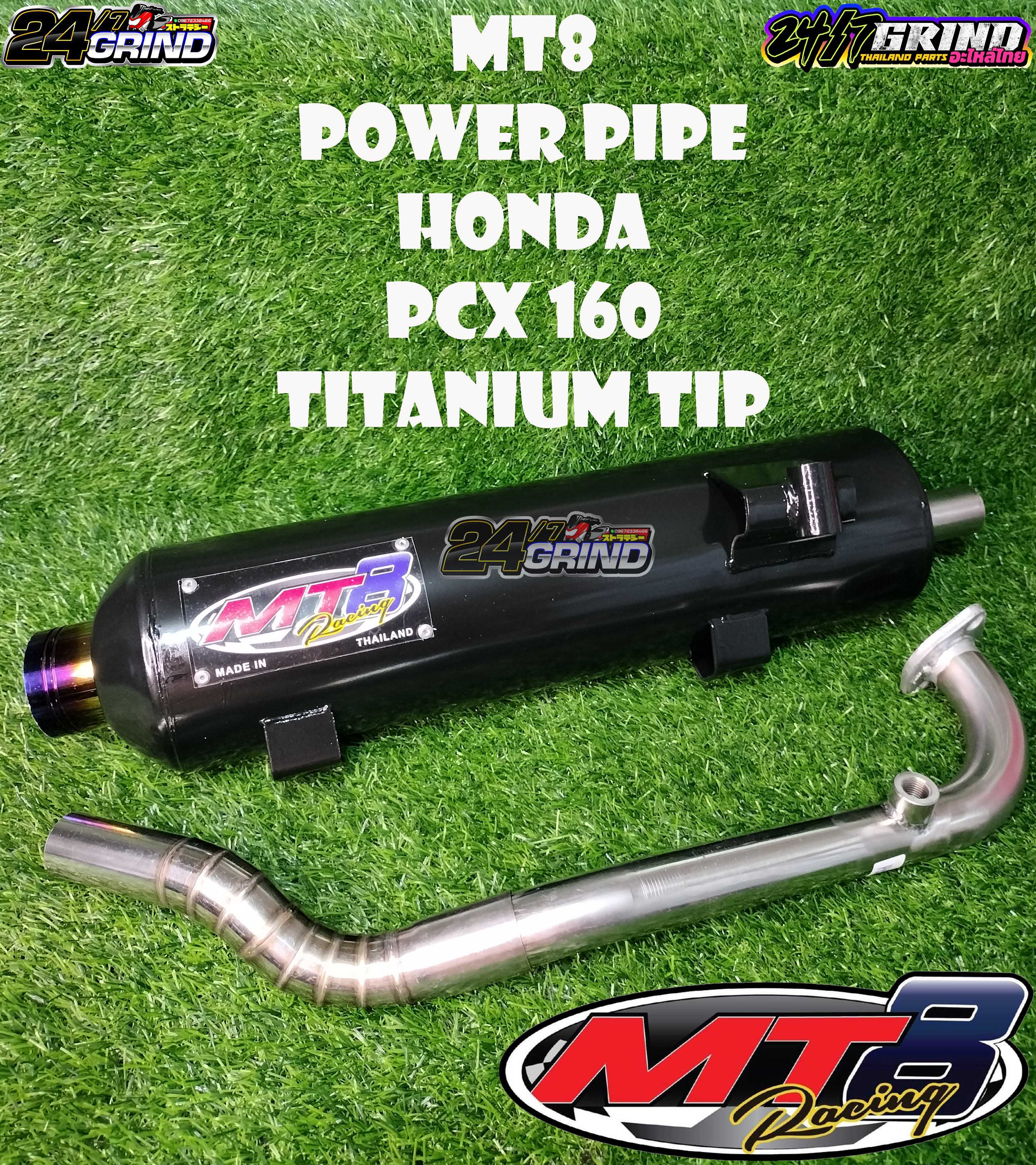 MT8 POWER PIPE HONDA PCX 160 TITANIUM TIP THAILAND MADE | Lazada PH