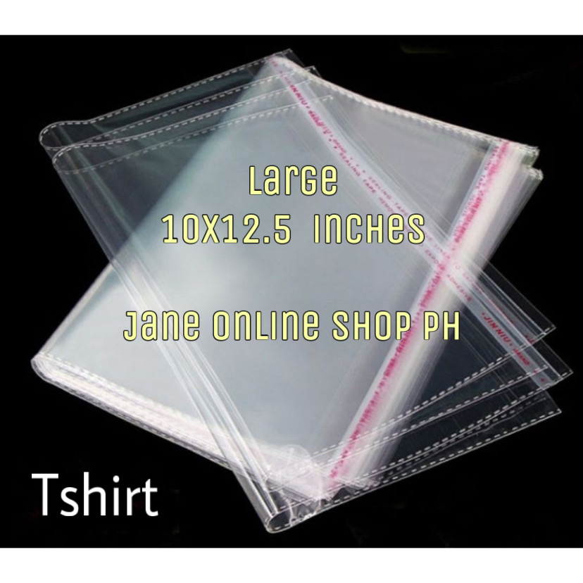 100 pcs LARGE OPP Plastic Self Adhesive with air hole | Lazada PH