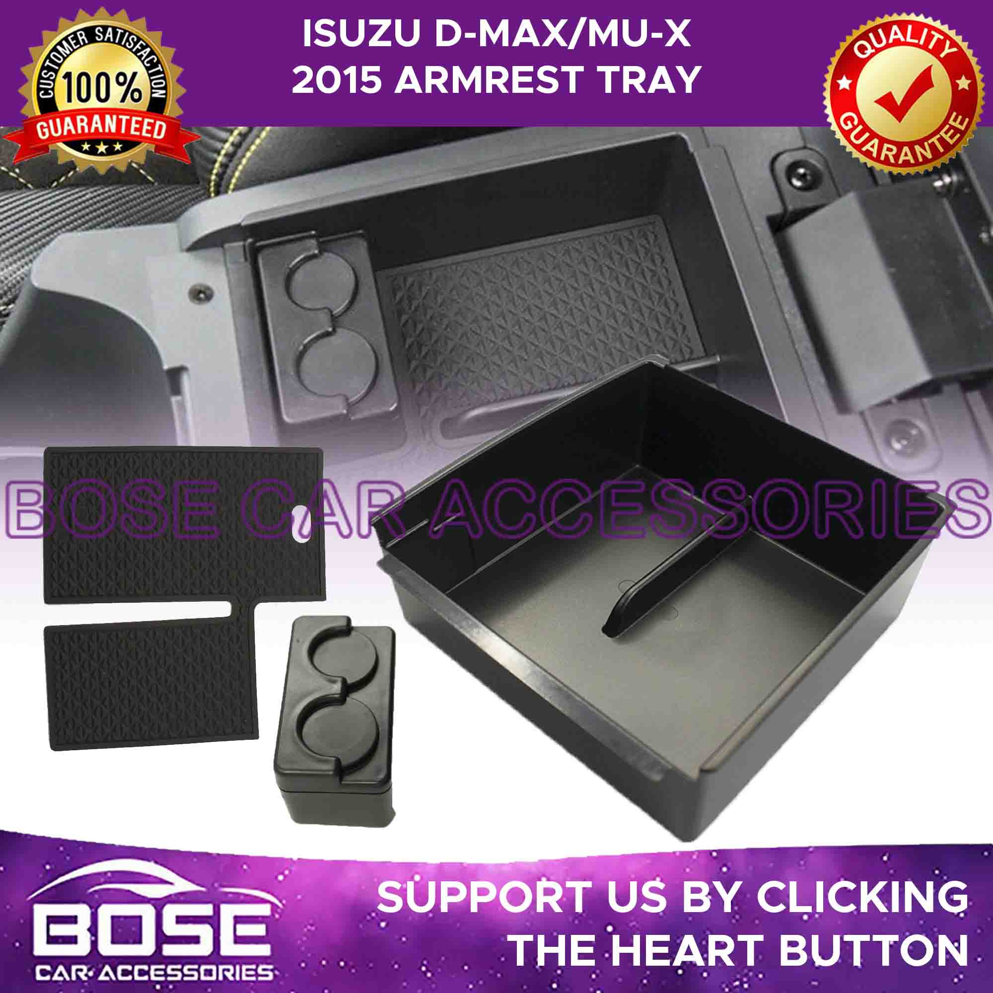 Isuzu D-Max Dmax / MUX MU-X 2015 Armrest Tray Organizer Container Car ...