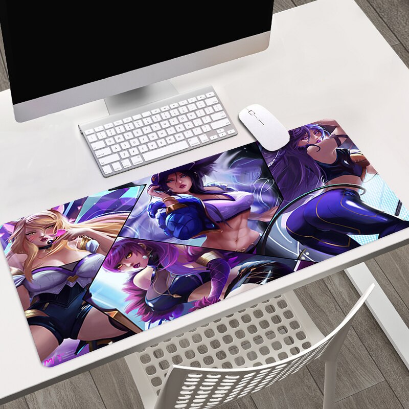 Mouse Pad KDA ALL OUT Large Gamer Kawaii Gaming Accessories Speed ...