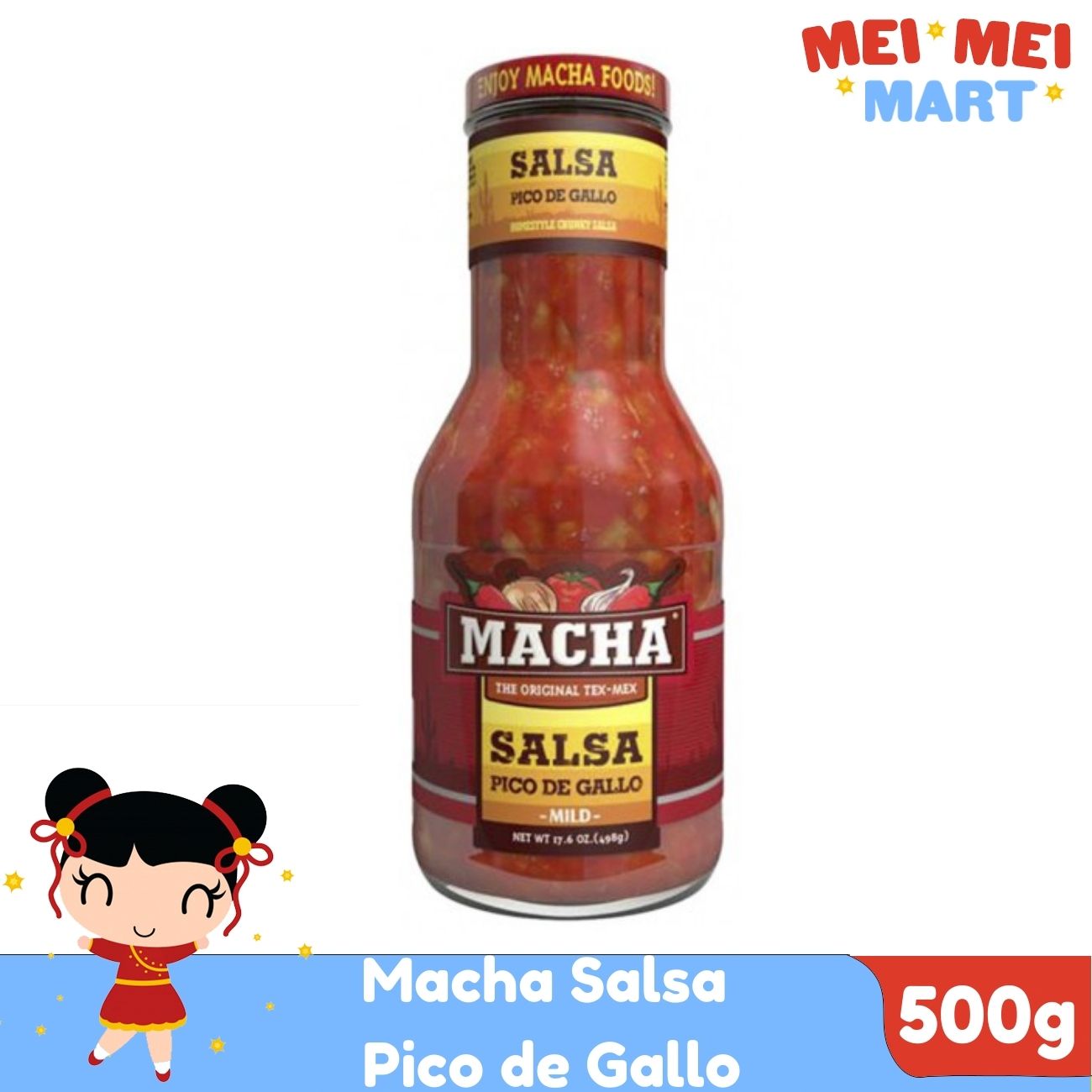 Macha Mexican Salsa Pico de Gallo Dip for Chips and Tacos 500g | Lazada PH