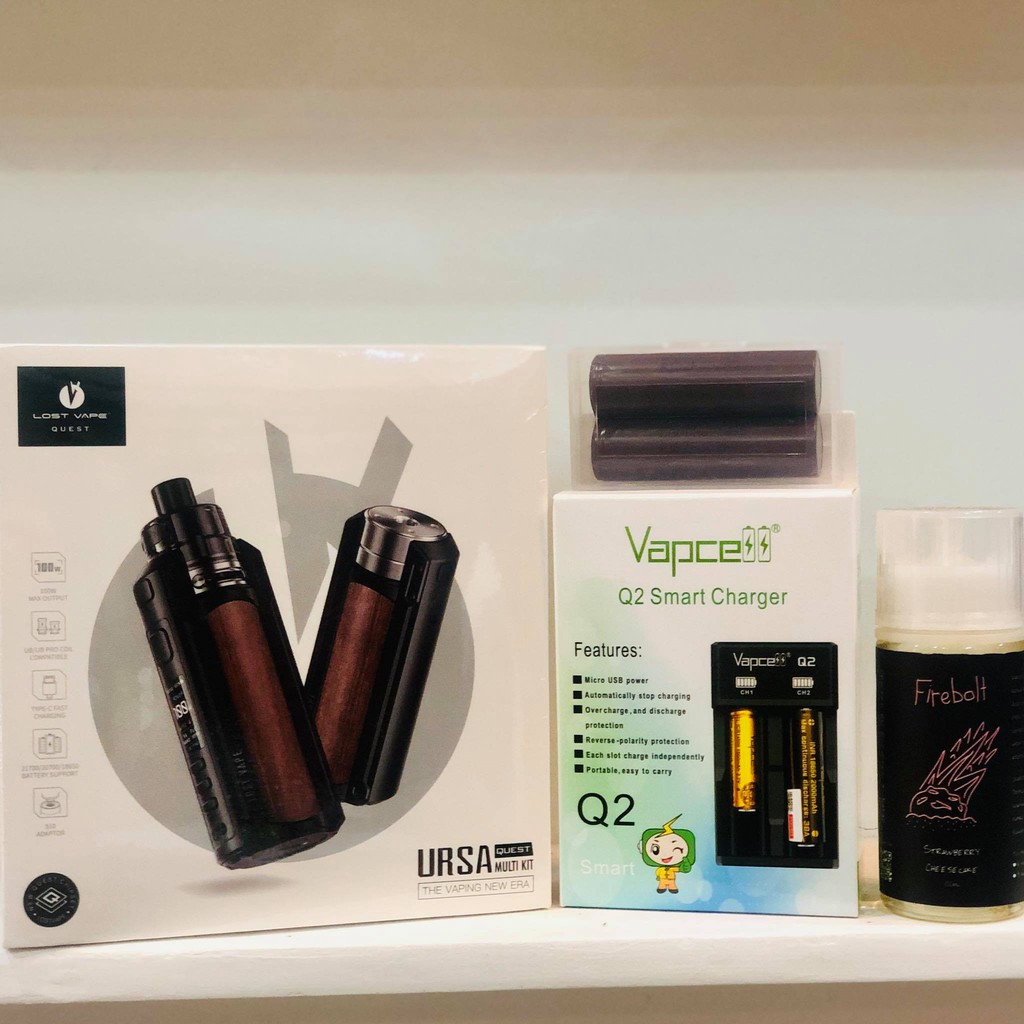 COD-YiD LEGIT 100- LOST VAPE URSA QUEST 100W POD MOD COMPLETE SET ...
