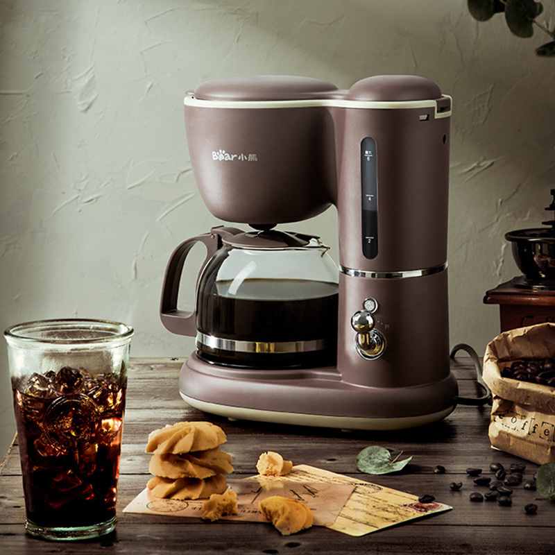 Bear American Coffee Maker Household Small Automatic Drip Mini Coffee