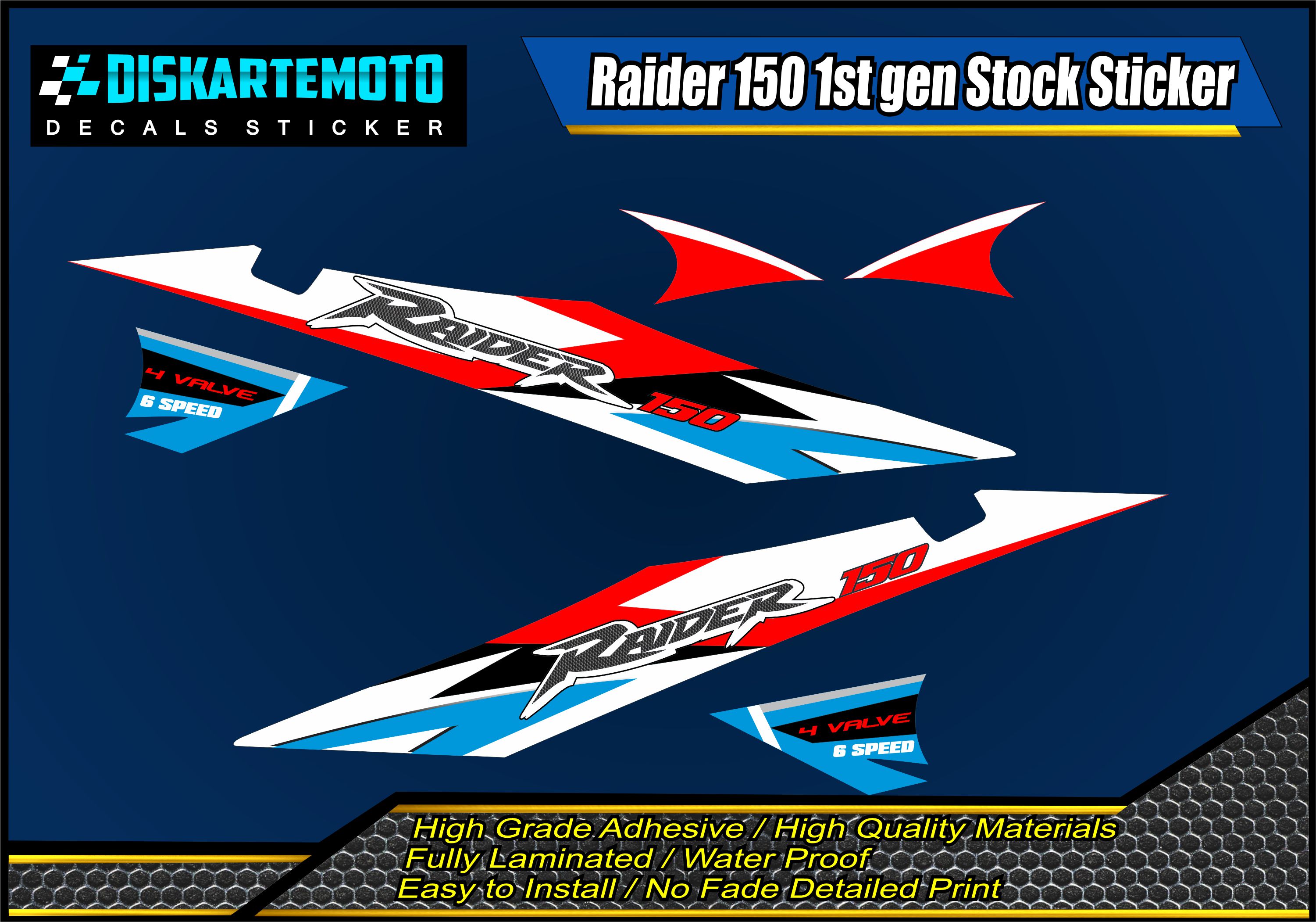 Suzuki Raider 150 1st Gen Decal | Lazada PH