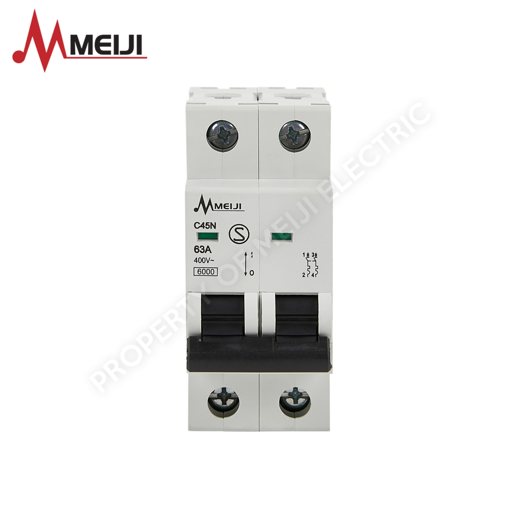 Miniature Circuit Breaker 2 Pole [40A-63A] [Meiji Miniature Circuit Breaker] C45N-2P | Lazada PH