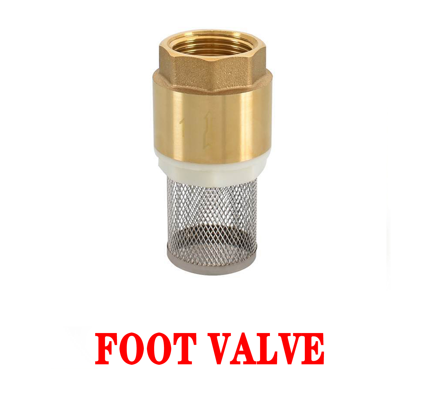 Brass Female Thread Check Valve BRASS FOOT VALVE W/ SCREEN Brass Non ...