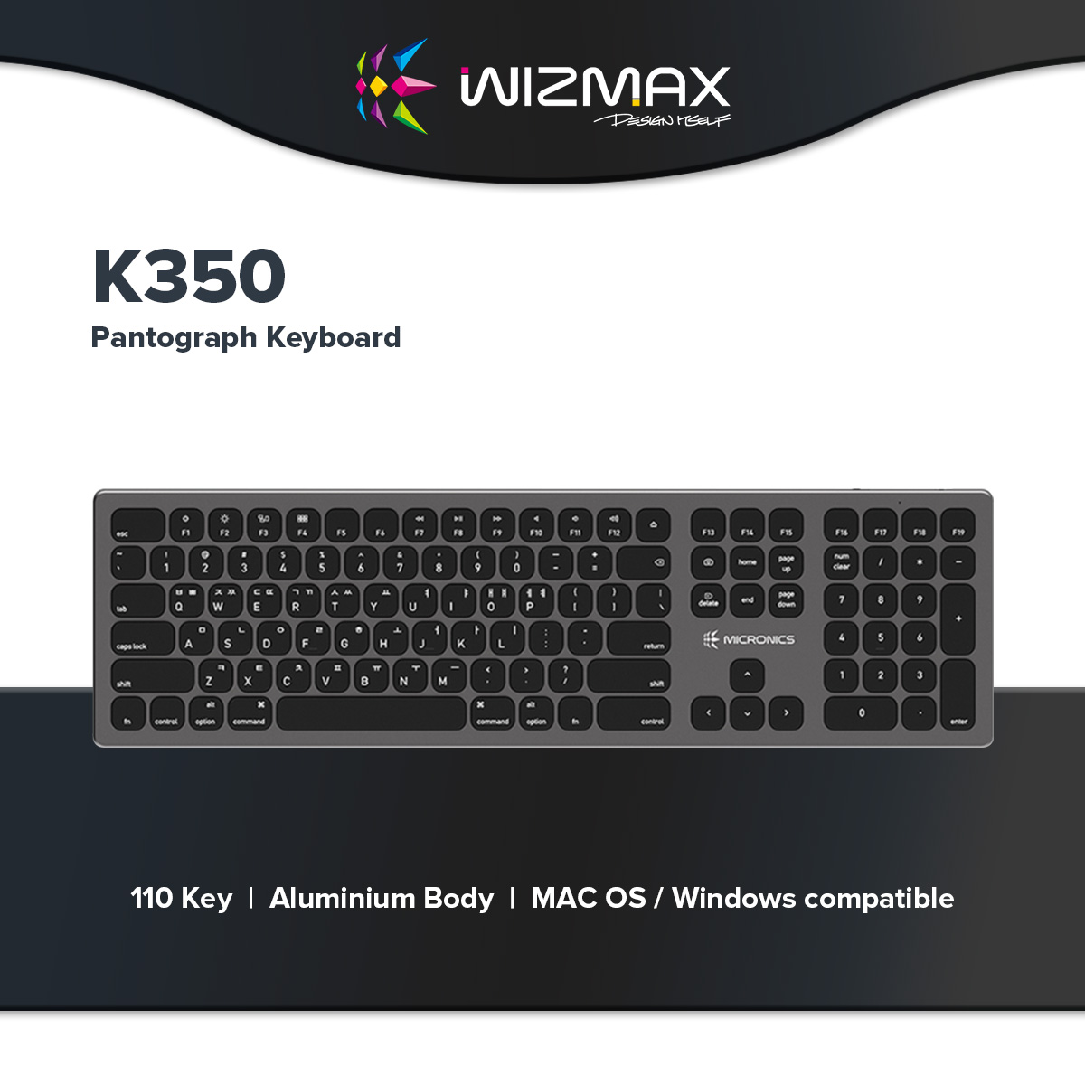 Manic K350 Pantograph Keyboard | Lazada PH