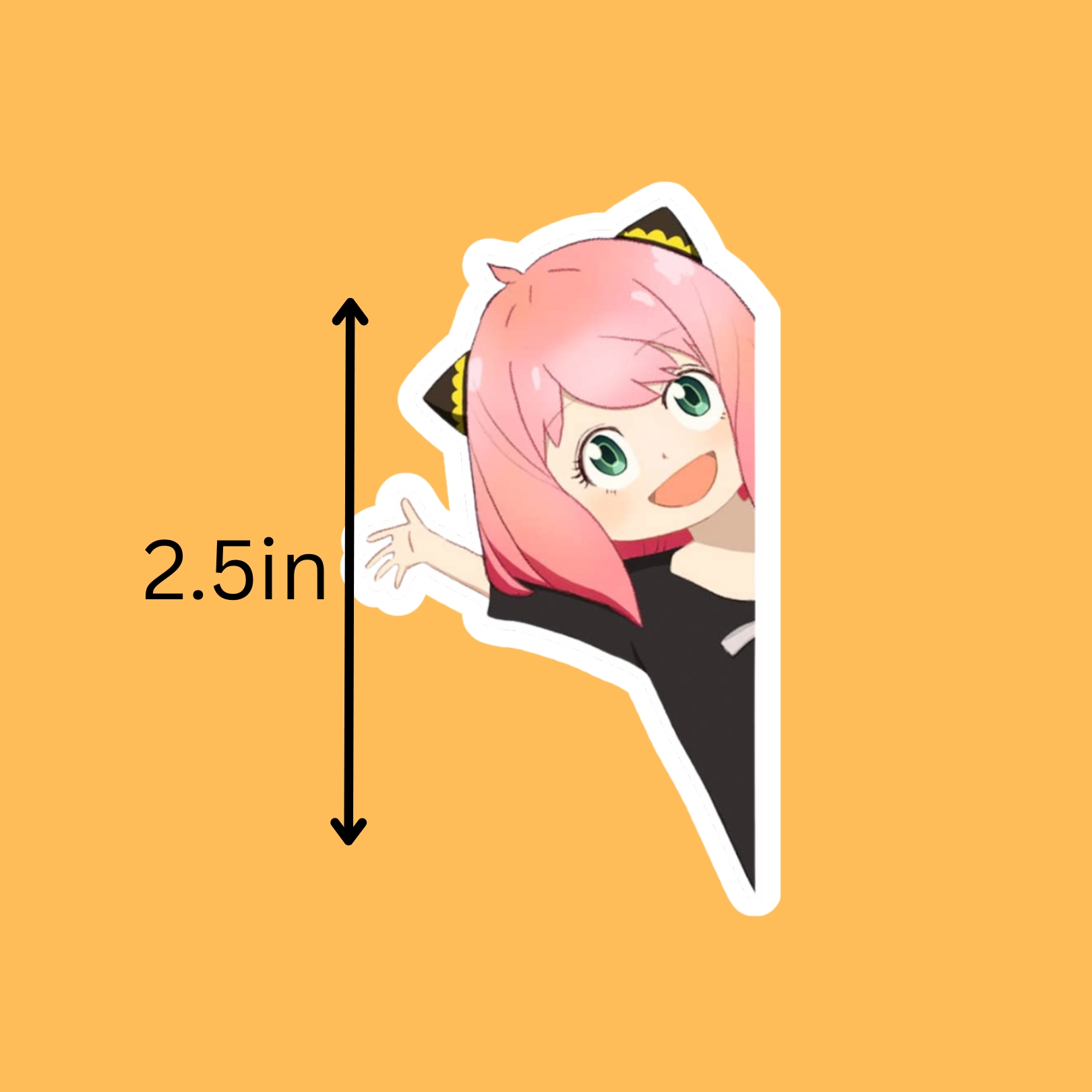 Chibi Anya Forger Anime Waterproof Vinyl Stickers - Waterproof, High ...