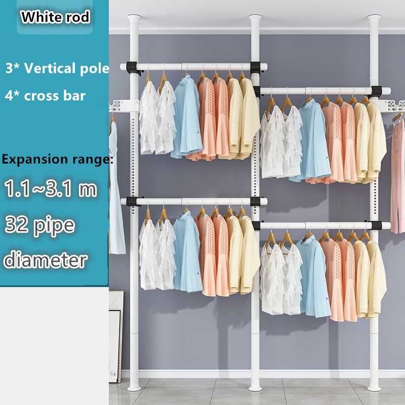 Hanger closet organizer Heavy duty retractable removable open hanger ...