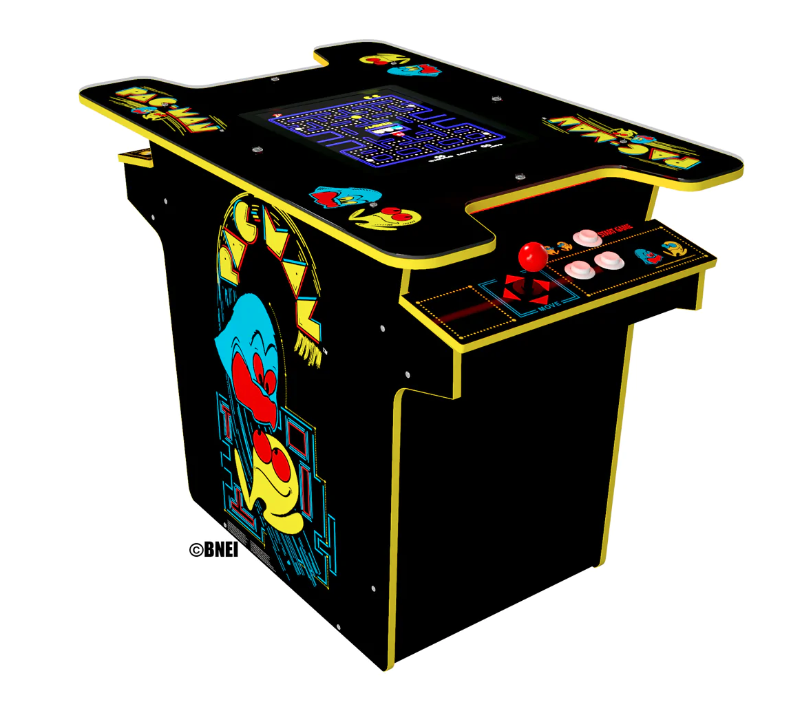 ARCADE1UP Pacman Head-to-Head Arcade Table - Black Series Edition ...