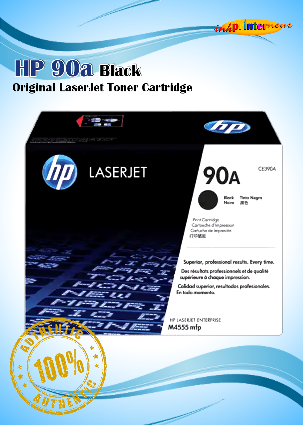 HP 90A CE390A Black Original LaserJet Toner Cartridge | Lazada PH