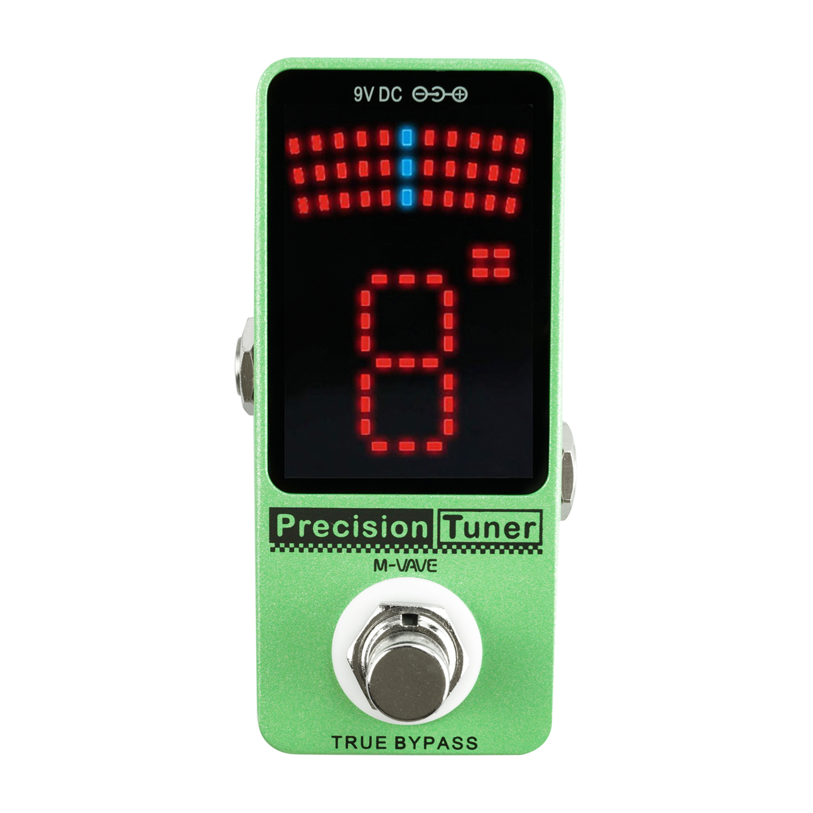 M-VAVE Precision Tuner Pedal LED Display with True Bypass for Chromatic ...
