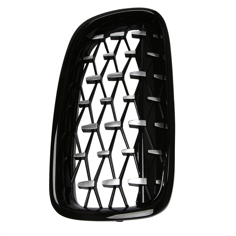 Car Front Bumper Grille Diamond Kidney Racing Grille Air Intake Grille ...