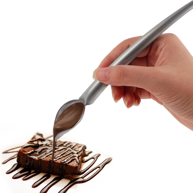 DIY Stainless Steel Chocolate Spoon Pencil Spoons Cake Decorating ...