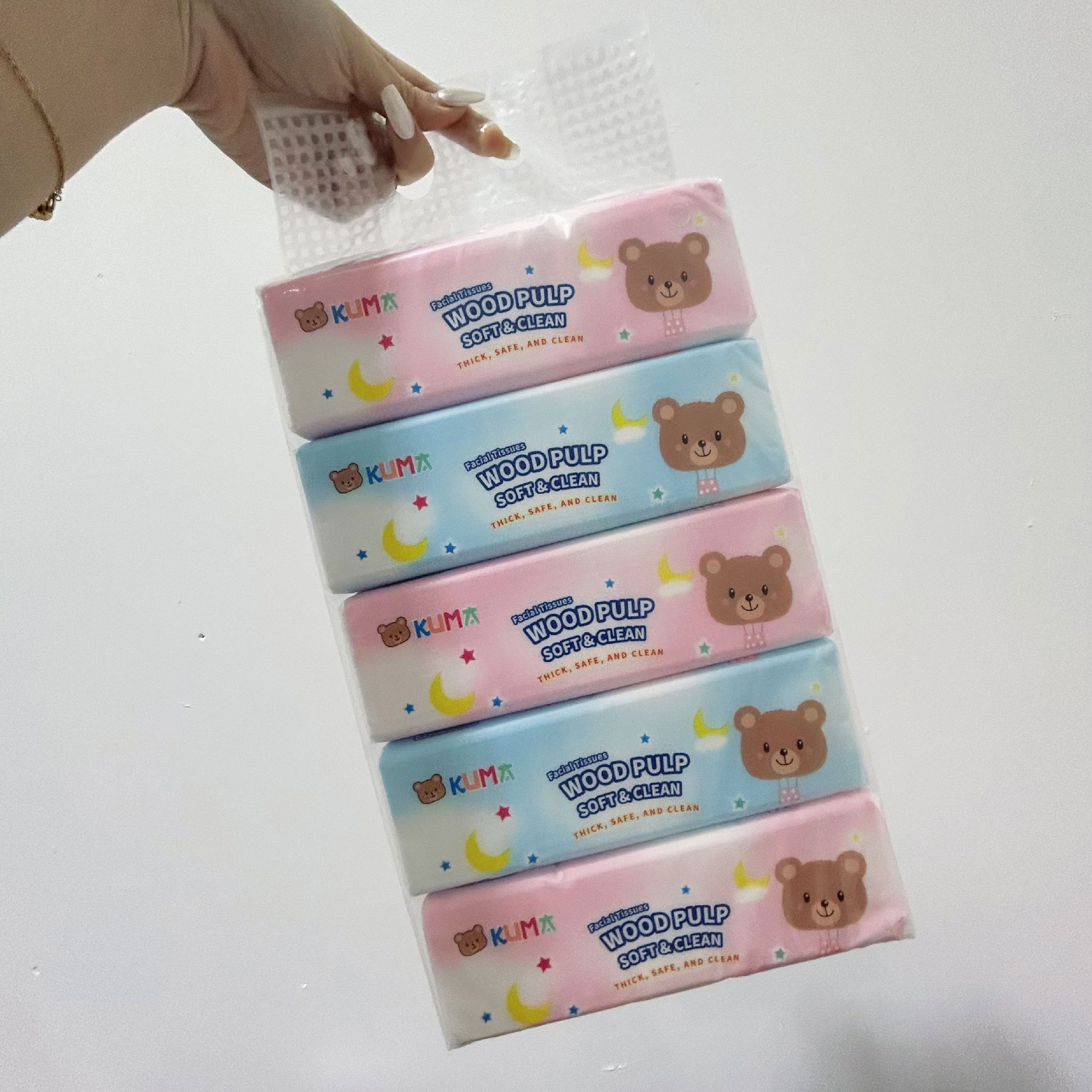 Native Wood Pulp Extractable Facial Tissue Good Quality Multifunctional ...