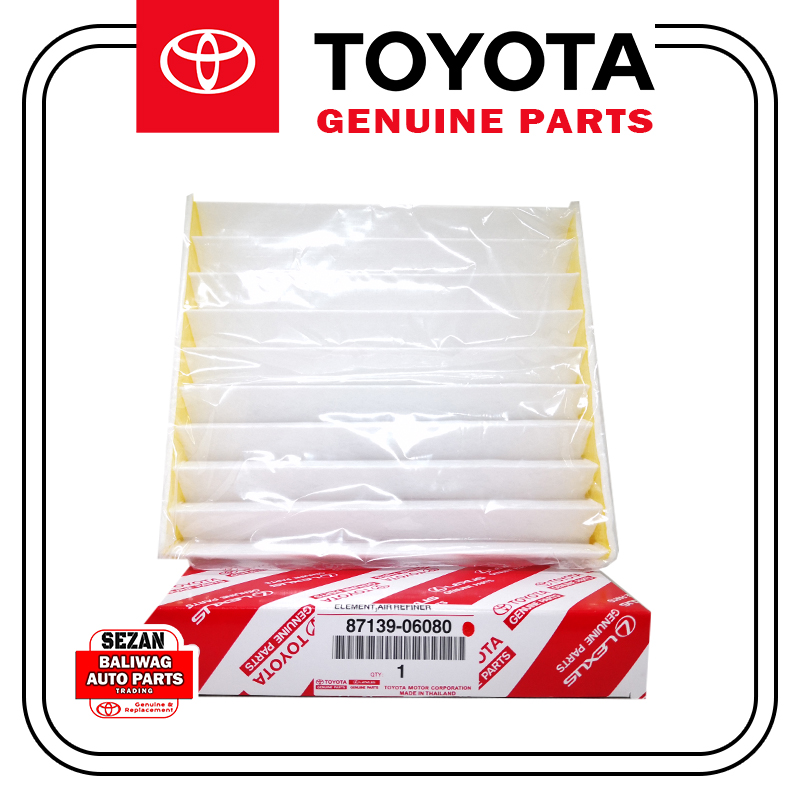 ORIGINAL TOYOTA CABIN FILTER FORTUNER HILUX INNOVA VIOS COROLLA 2005 ...