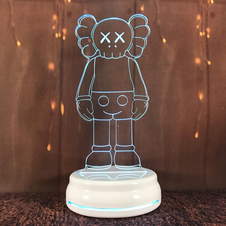 Kaws surrounding doll lights kaws creative gifts prototype trend 3D ...