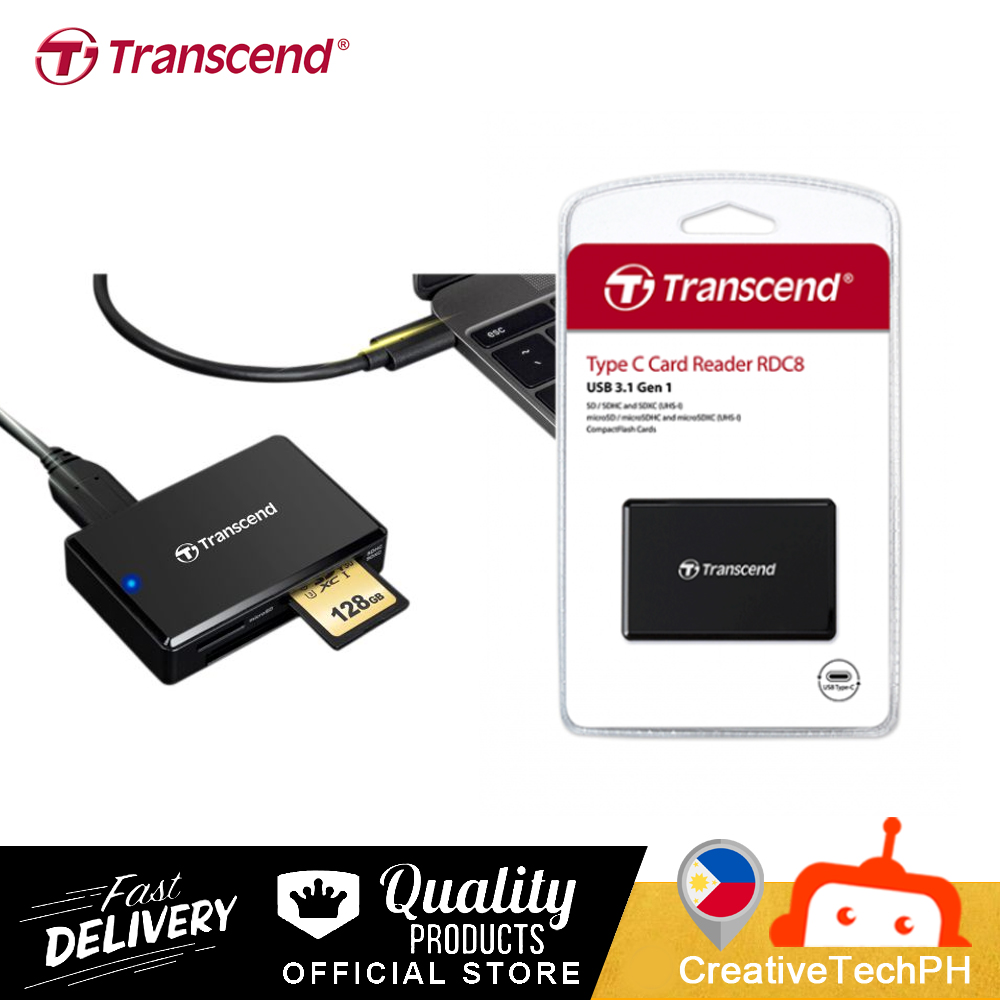 Transcend TS-RDF8K2 External memory card reader USB-C® USB 3.1 (Gen 1 ...