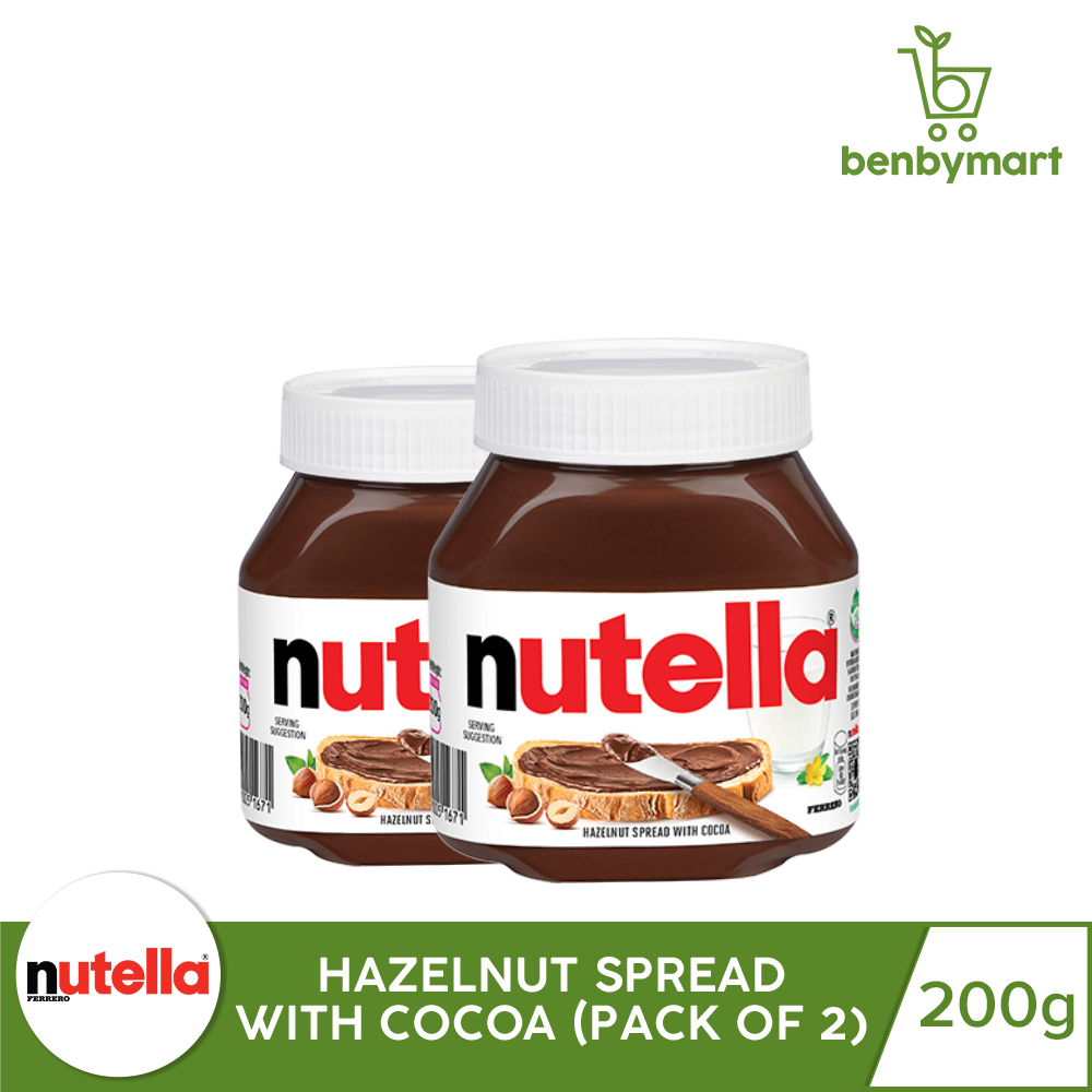 Nutella Chocolate Hazelnut Spread 200g (Pack of 2) | Lazada PH