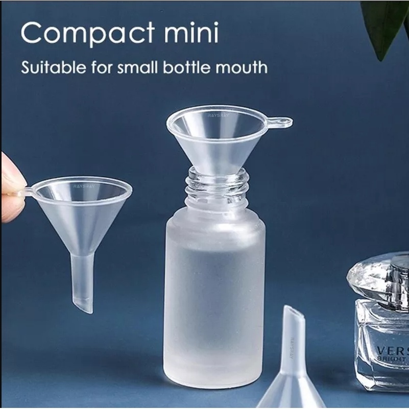 ﺴ☃ 1Pc Mini Plastic Funnel Embudo Transparent Small Mouth Liquid Oil ...