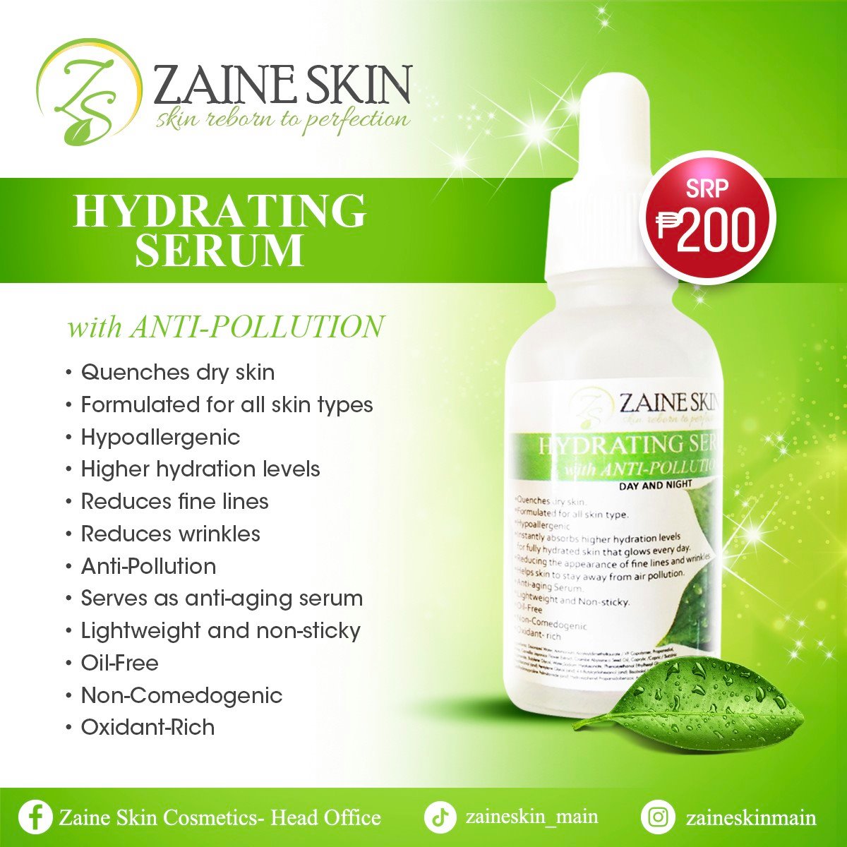 ZAINE SKIN Hydrating Serum | Lazada PH