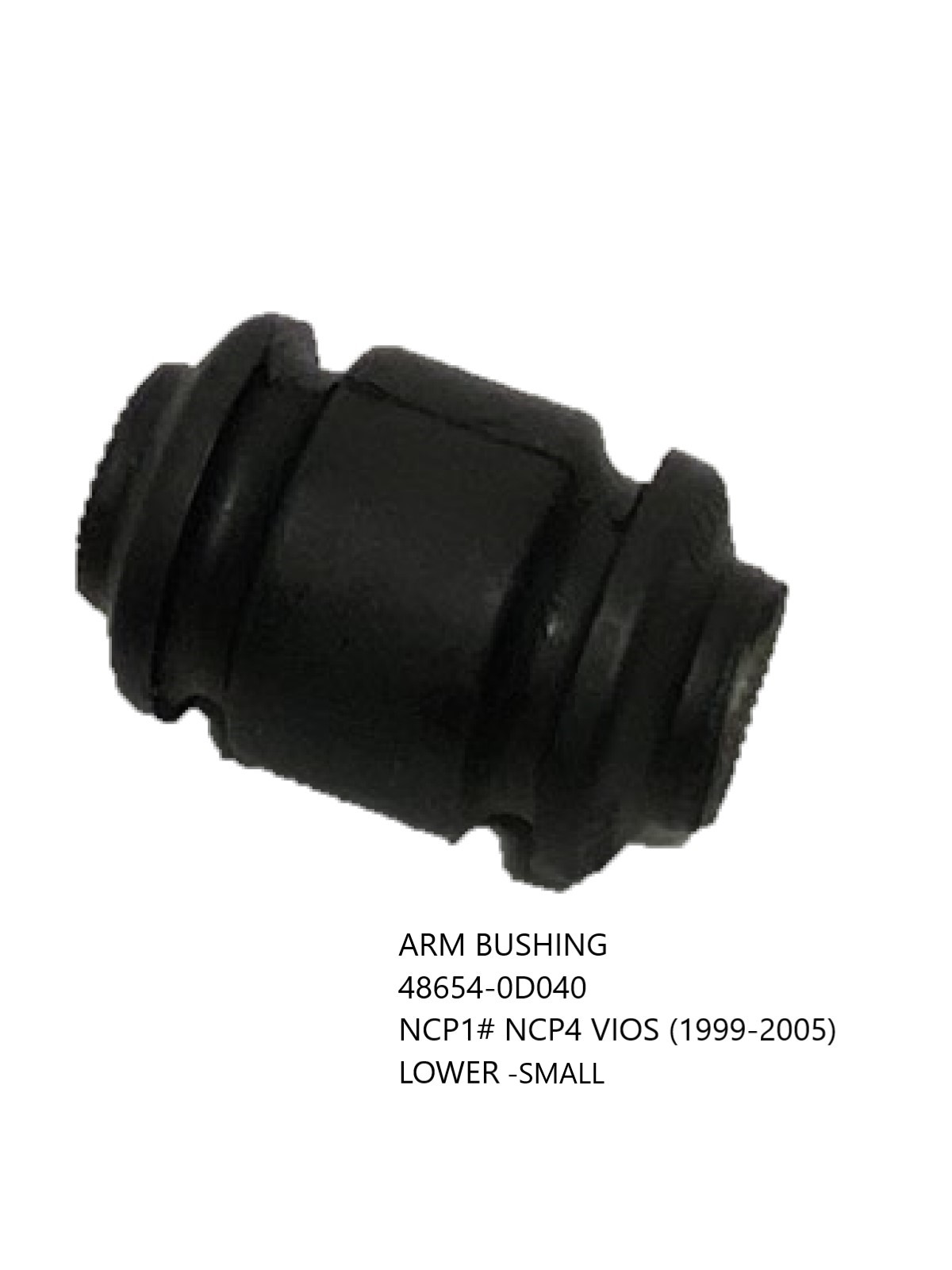 SUSPENSION BUSHING [NP] TOYOTA VIOS 2007-UP LOWER / SMALL ( 48654-0D060 ...