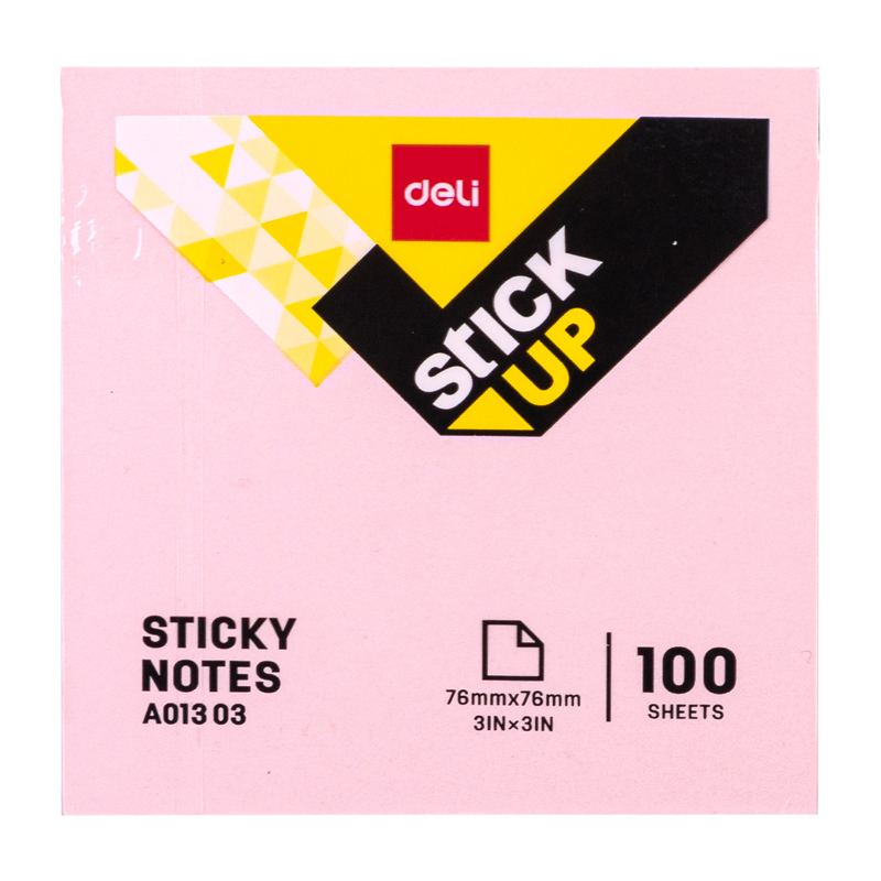 Deli Sticky Notes Set Pad School Supplies 100 Sheets EA01303 | Lazada PH