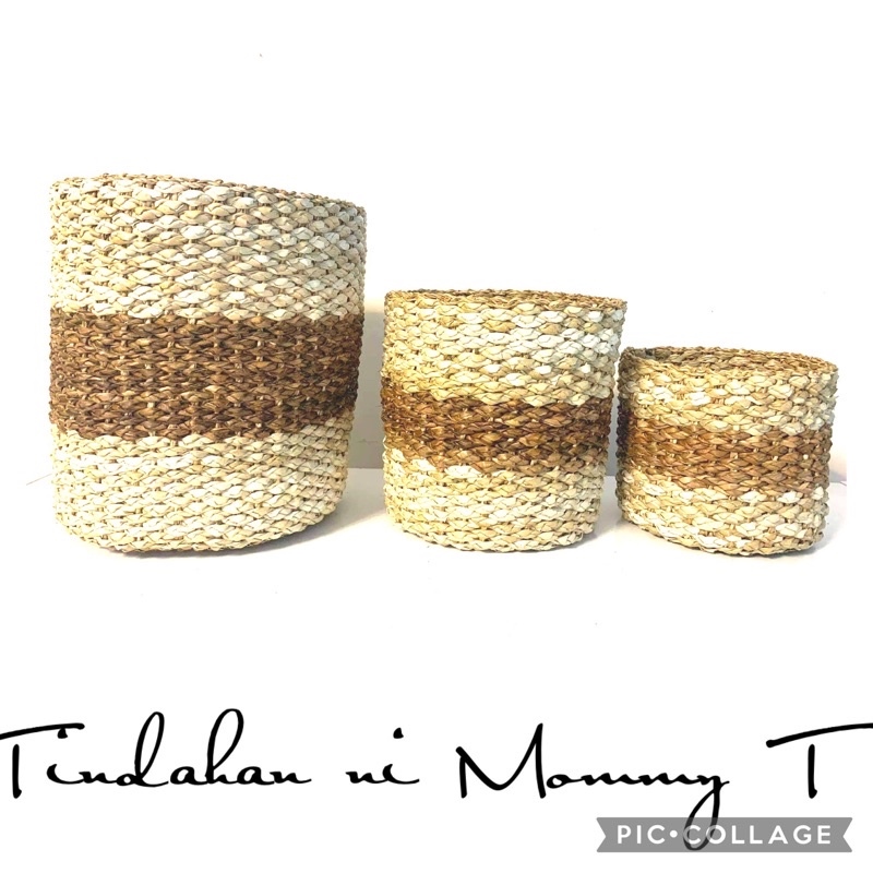 Perpet Native Pandan Planter Basketof 3 | Lazada PH