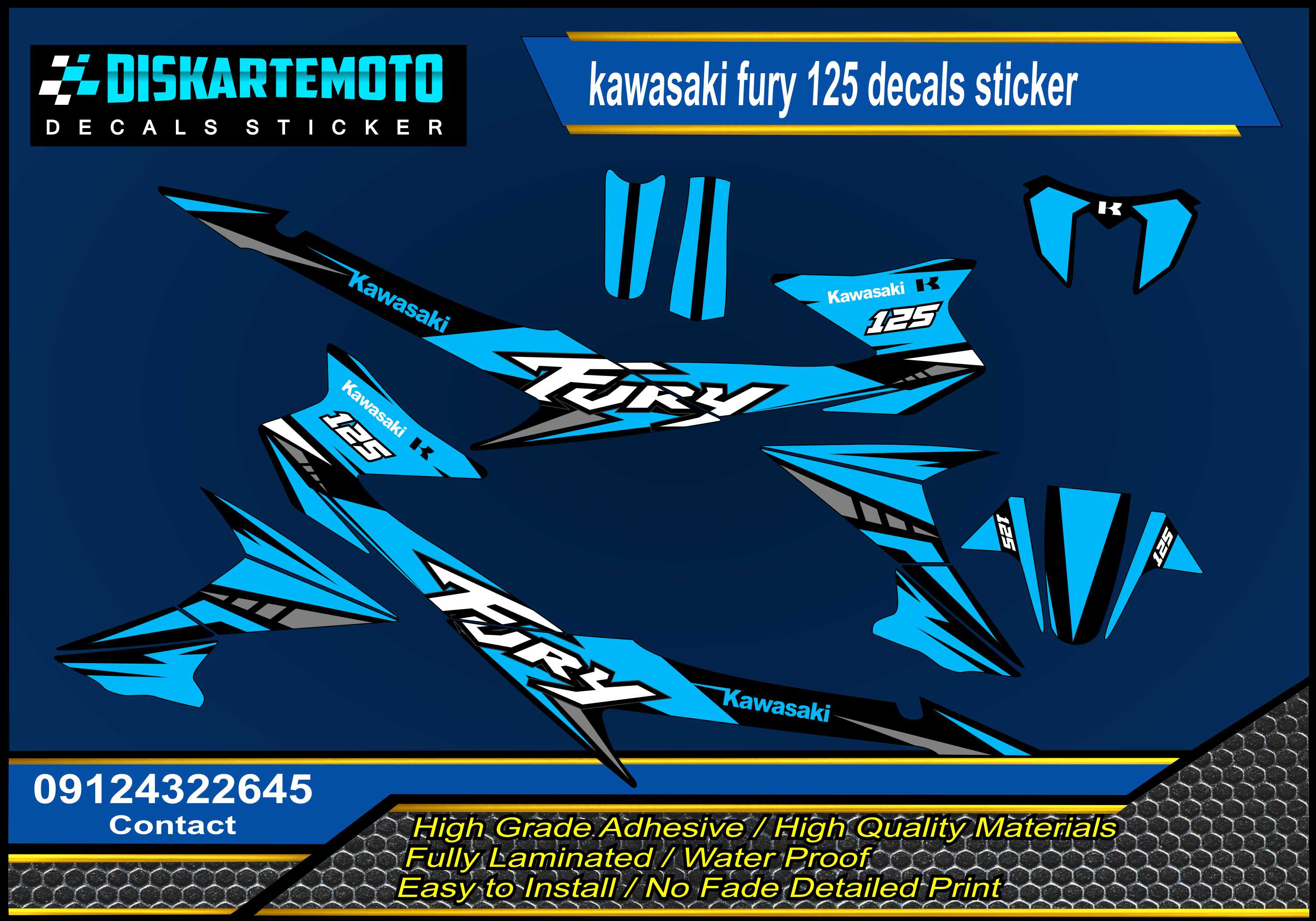 Fury 125 Decals Sticker | Lazada PH