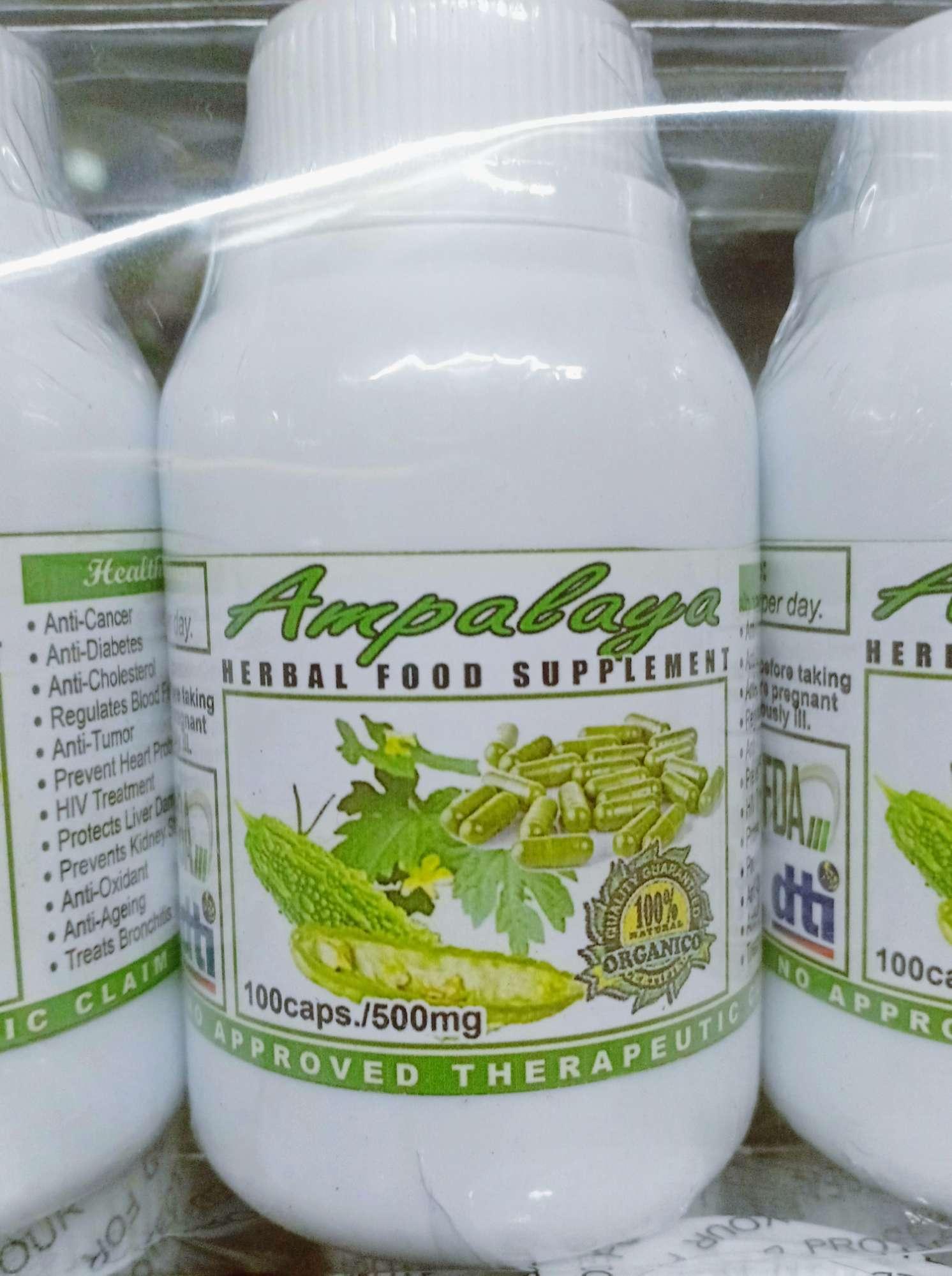 Ampalaya Capsule Food Supplement (100 Capsules X 500mg) | Lazada PH