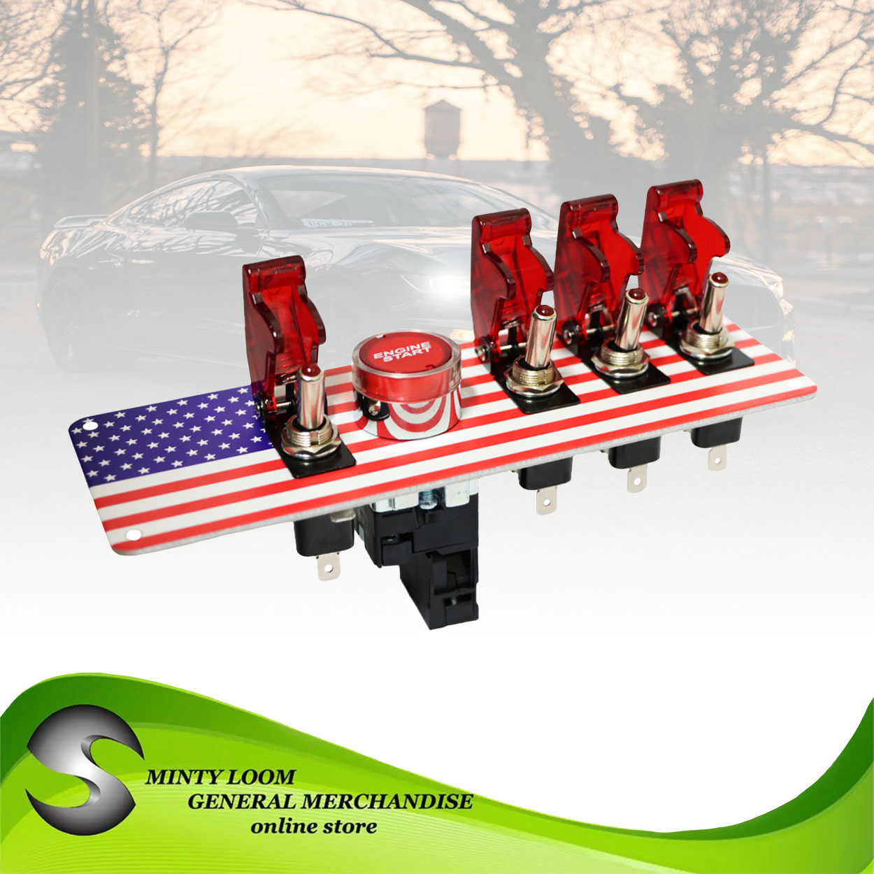 12V Engine Start Button Control Kit Racing on off Car Auto Ignition ...