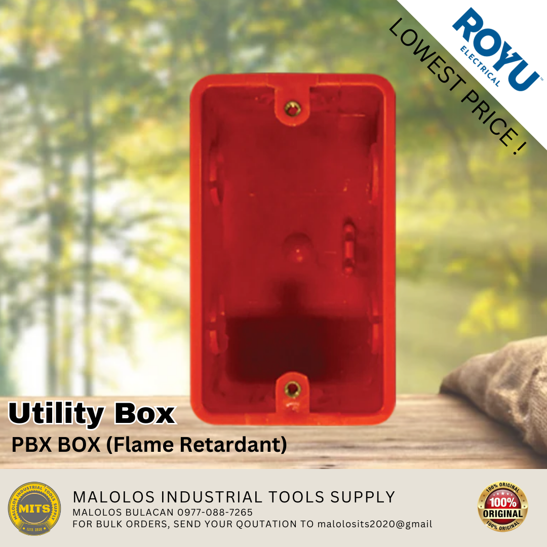 ROYU PBX BOX (Flame Retardant) UTILITY BOX - JUCTION BOX - SURFACE BOX ...