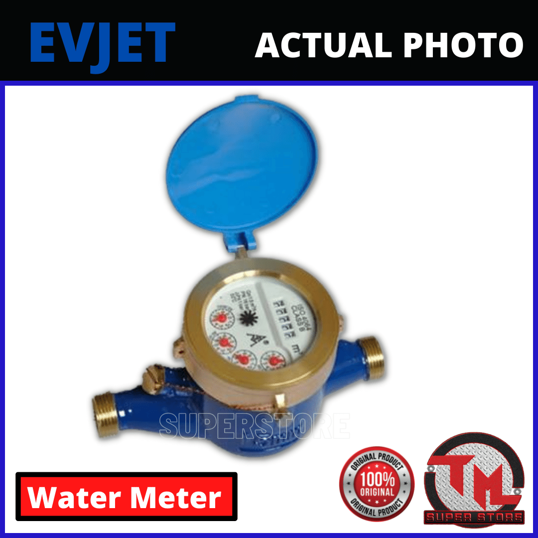 EVJET Water Meter 1/2" • Tm ss | Lazada PH