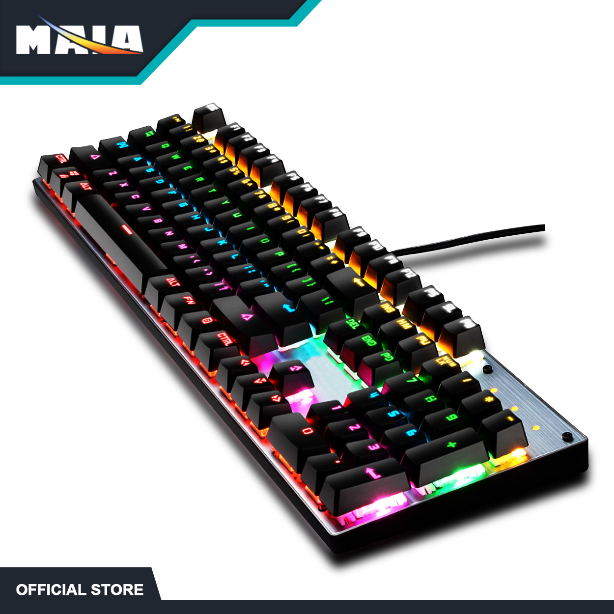 MAIA RGB Mechanical Gaming Keyboard Wired Gray | Lazada PH