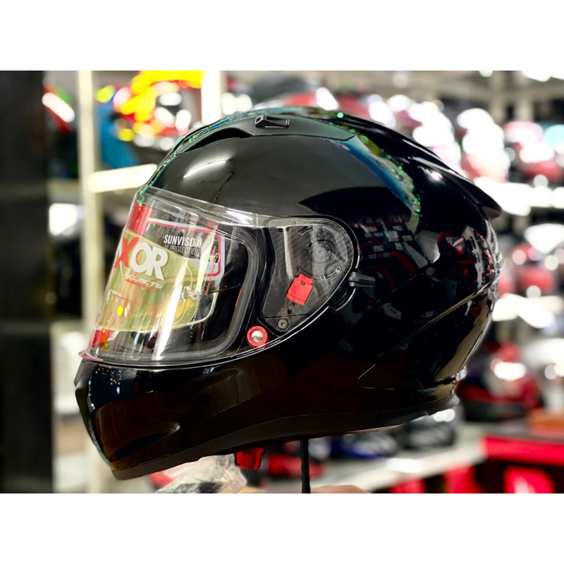 AXOR STREET Full-Face Dual Visor Helmet + Free Pinlock AntiFog Lens ...